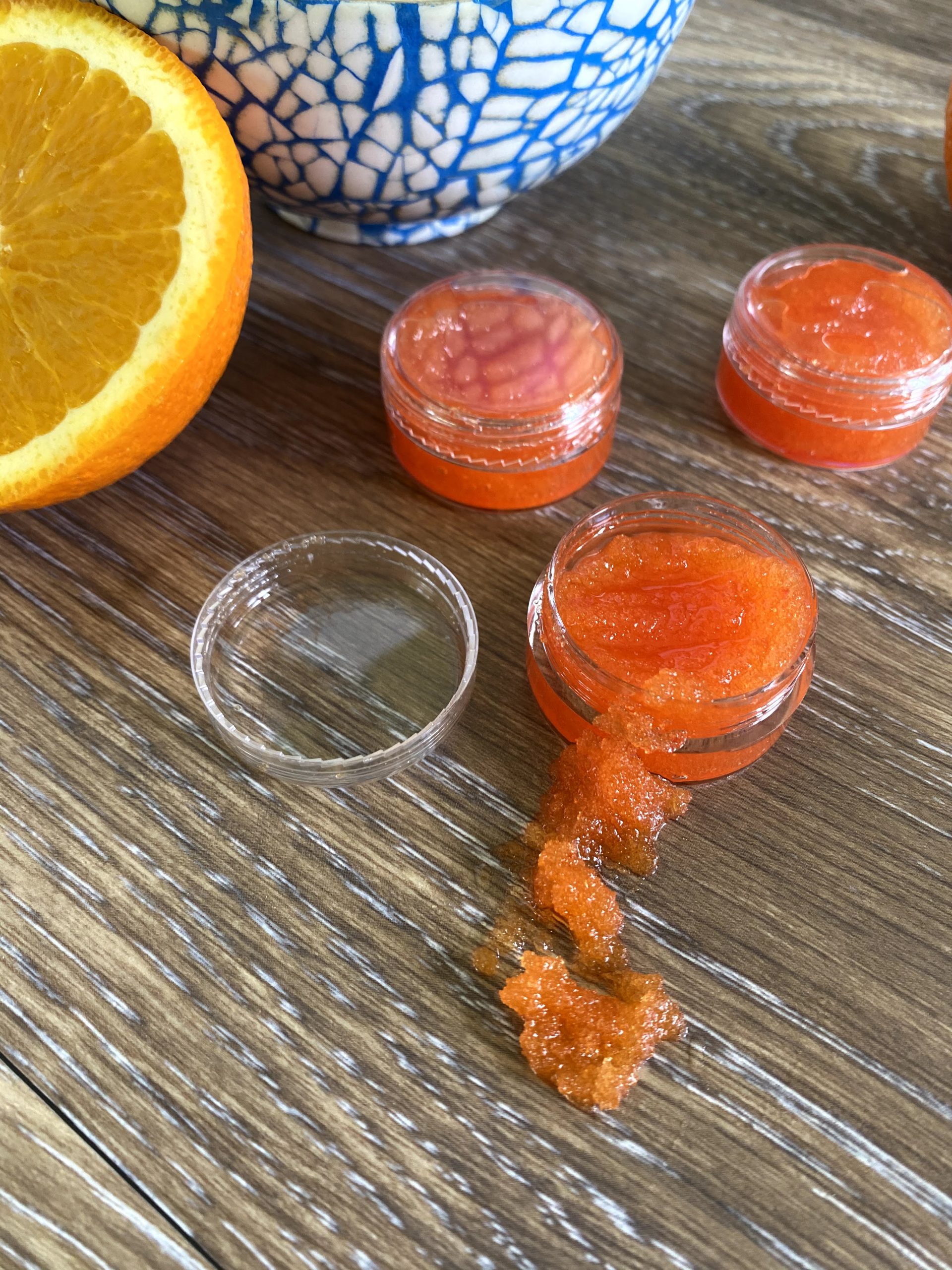 DIY Creamsicle Lip Scrub